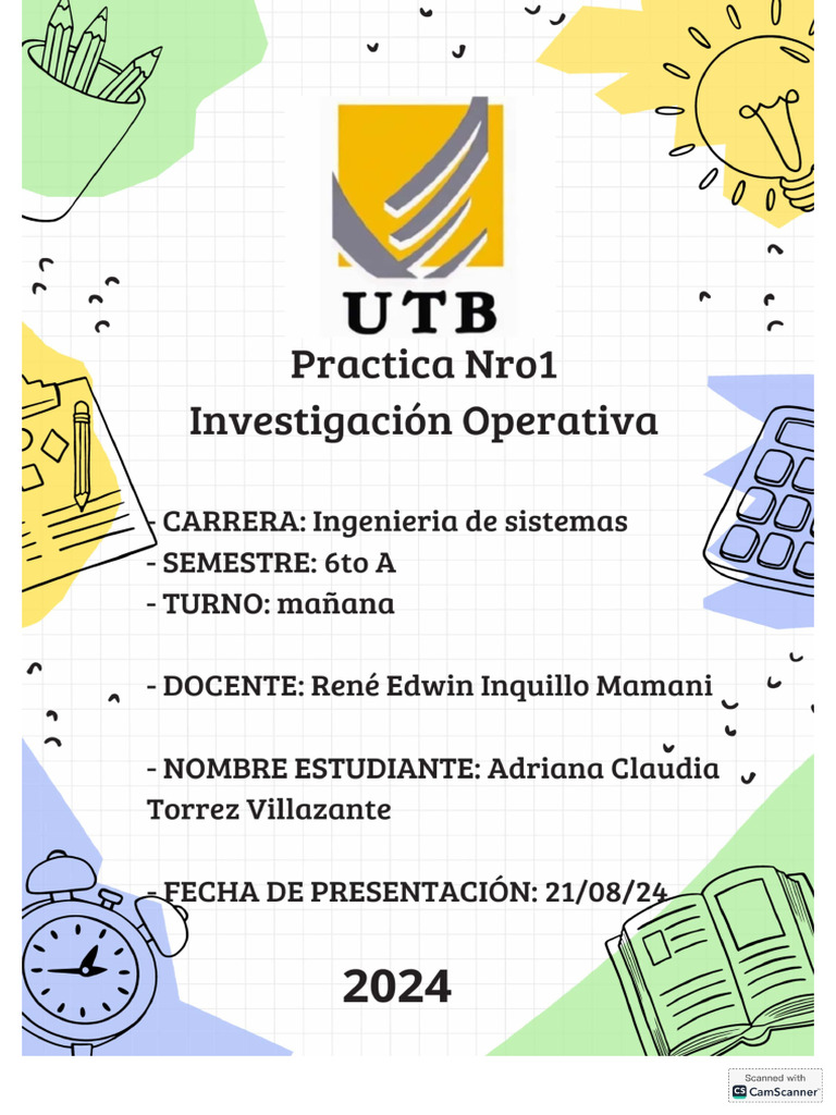 Adriana Claudia Torrez Villazante 6A I.O | PDF