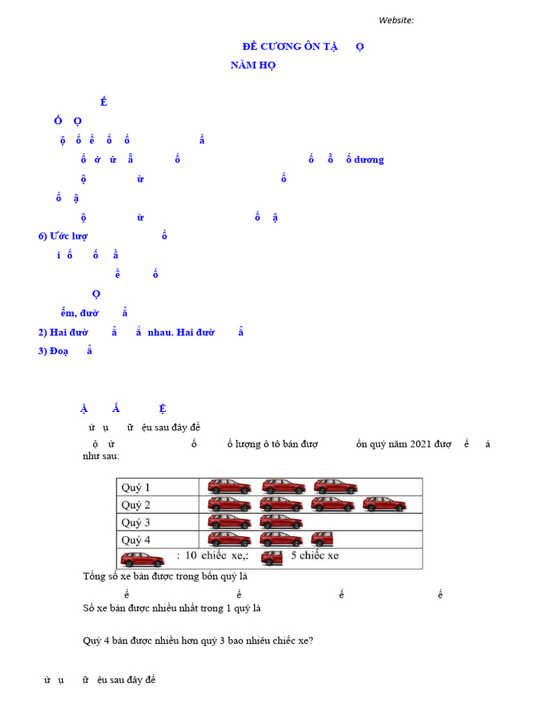 De Cuong On Tap Hoc Ky II Toan 6 Canh Dieu Nam Hoc 2023 2024 | PDF