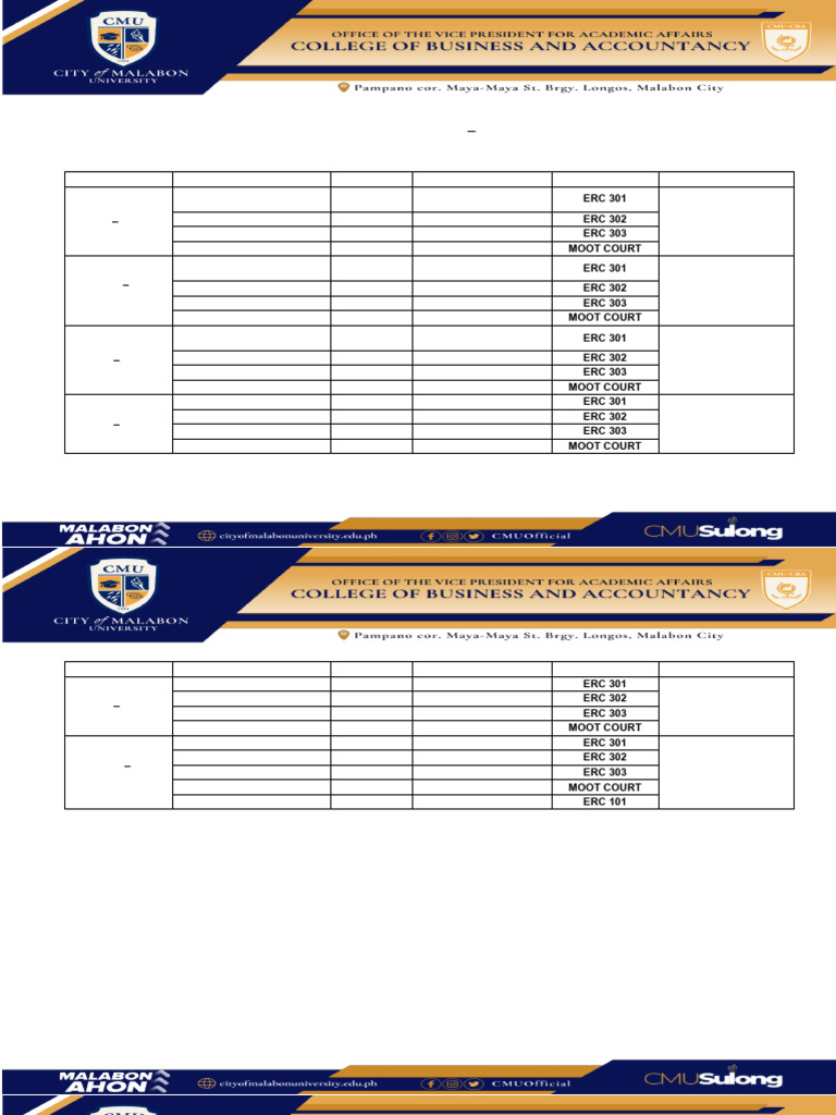 CBA Department | PDF