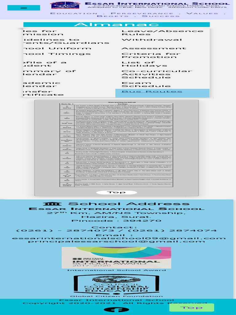 Essar International School | PDF