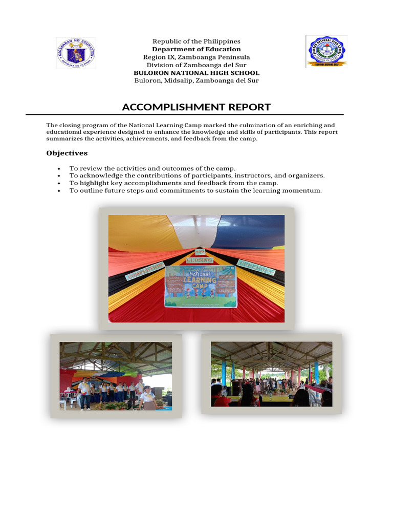 NLC Closing Program | PDF | Career & Growth | Social Science