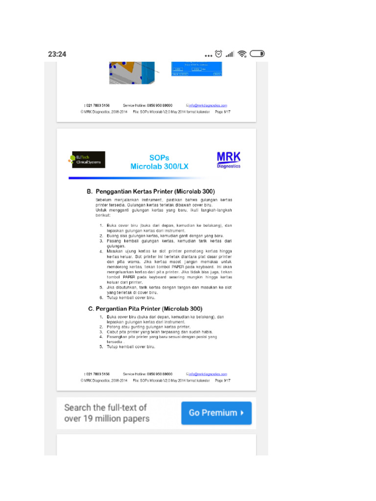 Penggantian Kertas Printer Microlab | PDF