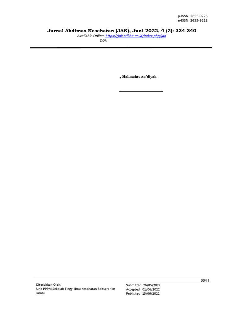 Haflin Agusriani, 2022 | PDF