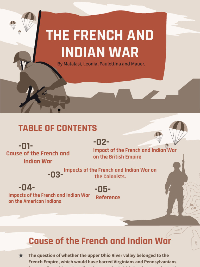French and Indian War Presentation | PDF | French And Indian War ...