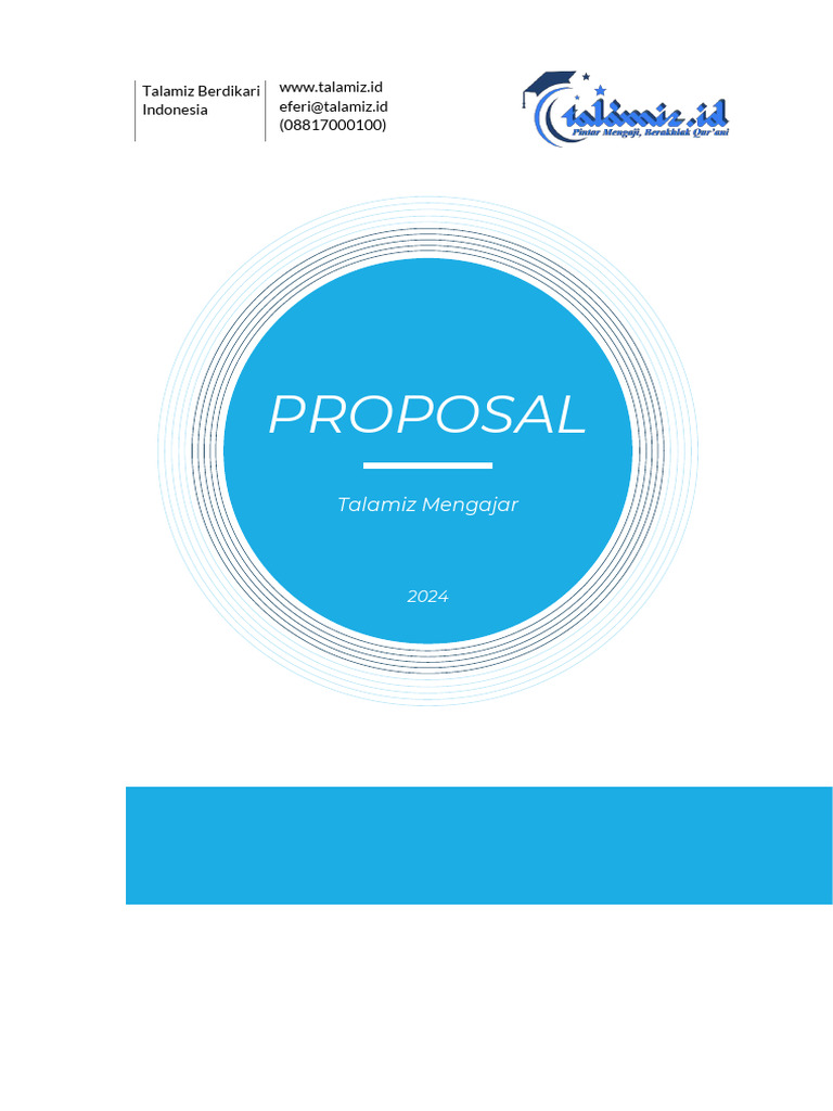 Talamiz Proposal | PDF