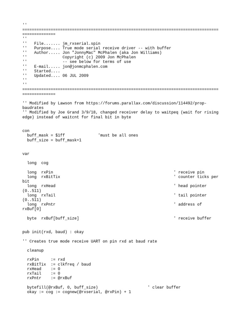 JM Rxserial | PDF
