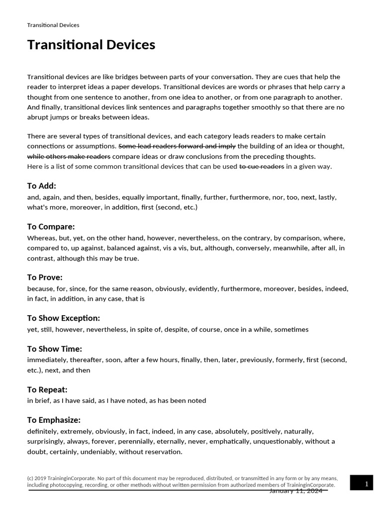 Transitional Devices | PDF