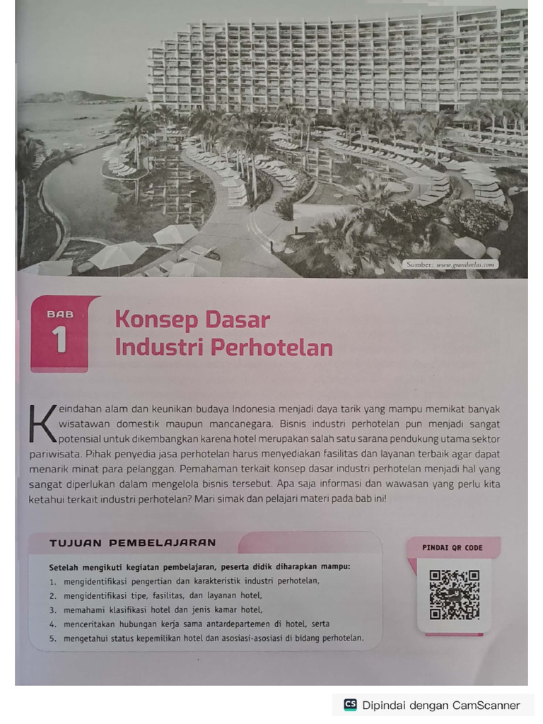 Dasar Perhotelan Bab 1 | PDF