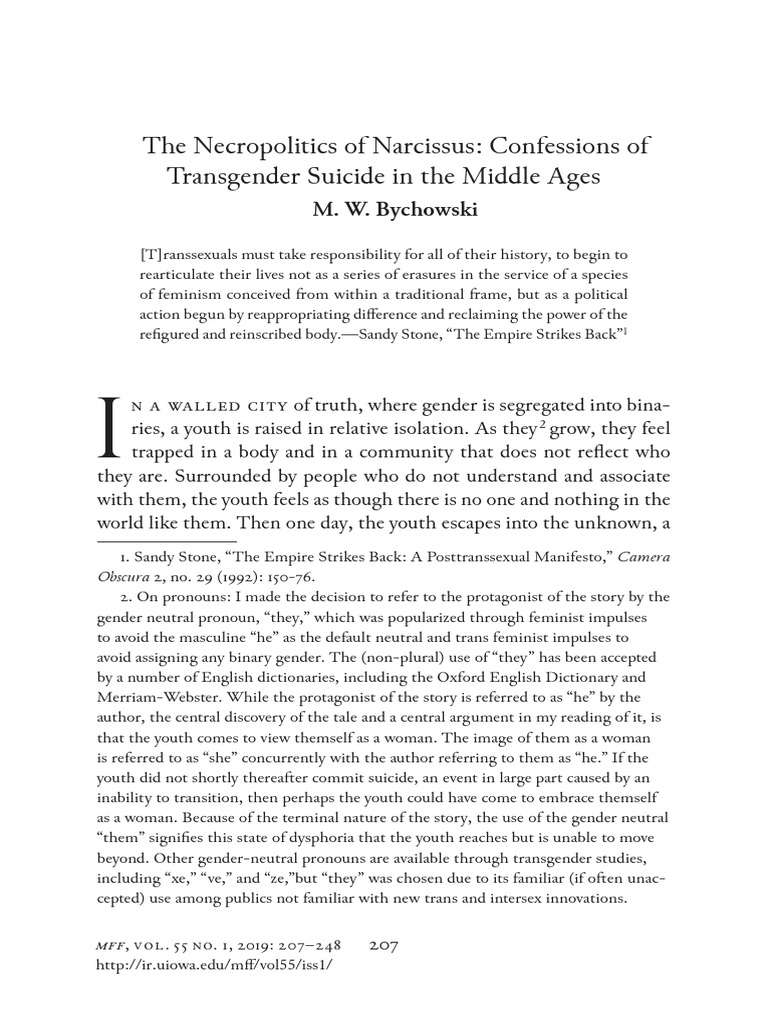 Necropolitics of Narcissus | PDF