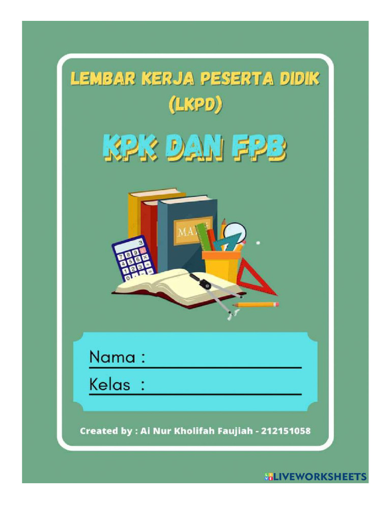 LKPD KPK Dan FPB | PDF