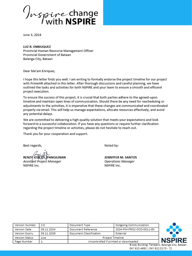 2024-Pm-Pro2-Oco-0011-00 Project Timeline | PDF