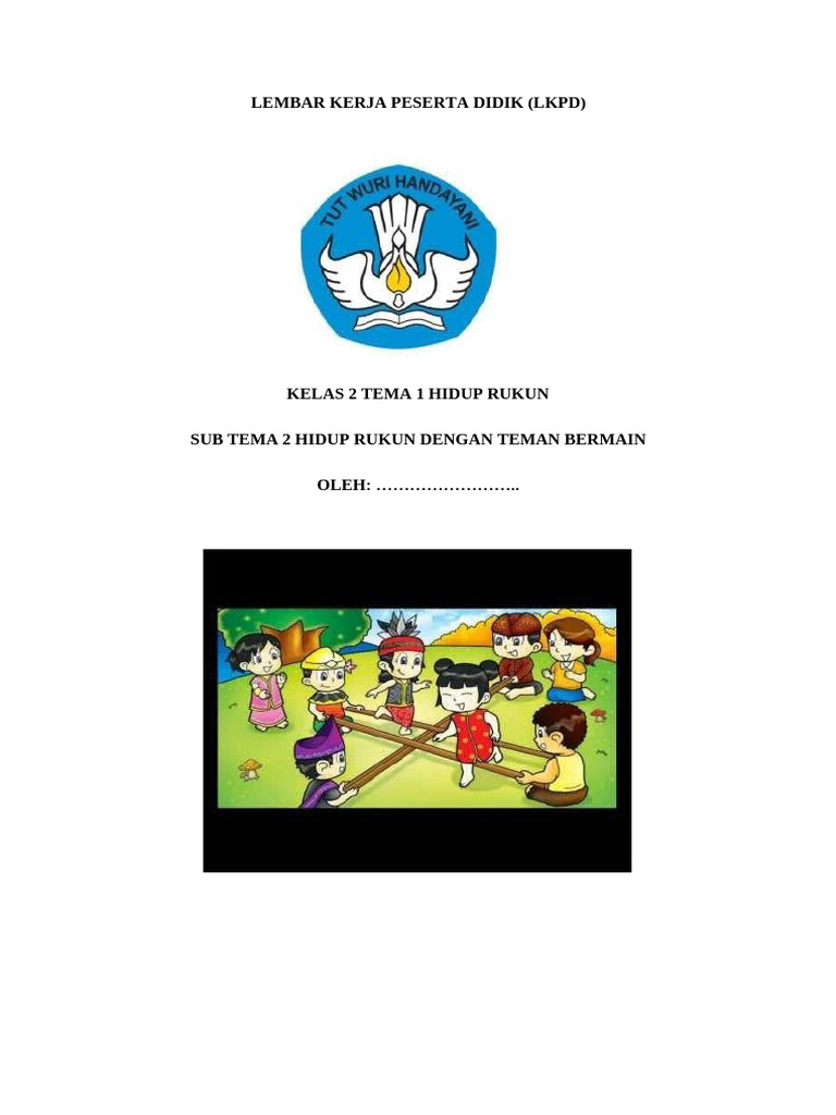 Kelas 2 - LKPD - K2 - T1 - ST2 - P4 | PDF