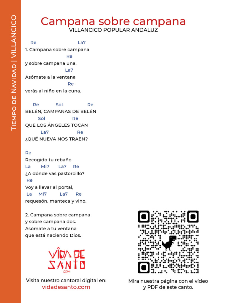 Campana Sobre Campana Acordes y Letra | PDF