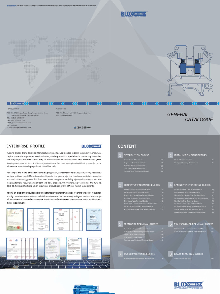 Bloxcatalog Terminal Blok | PDF