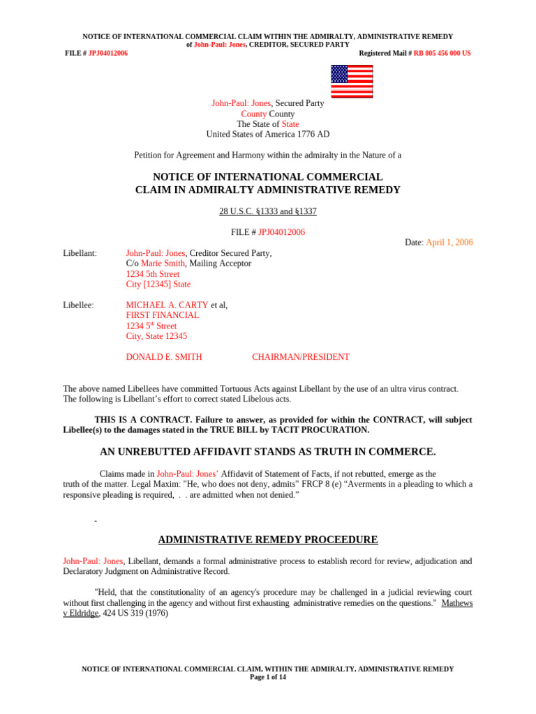 1 A Administrative Claim | PDF