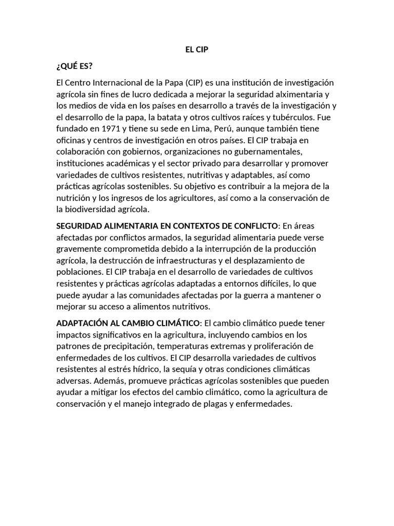 El Cip | PDF