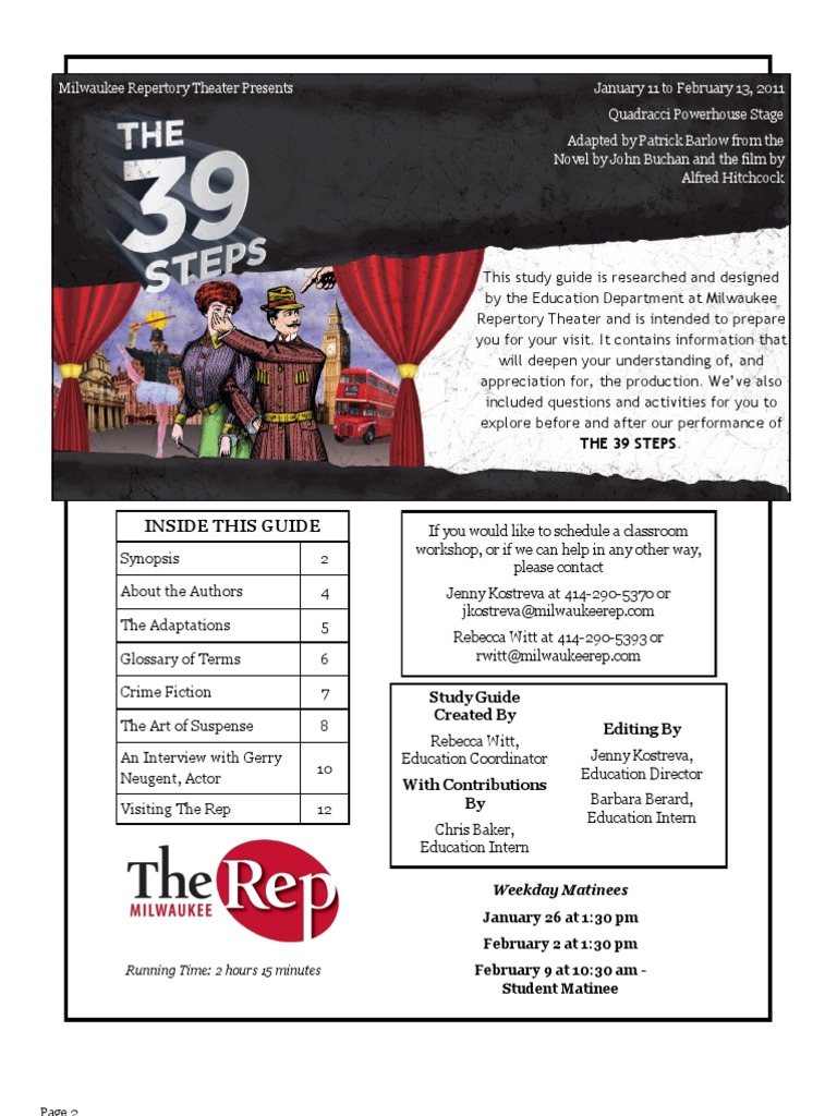 The 39 Steps | PDF | Alfred Hitchcock | Thriller (Genre)