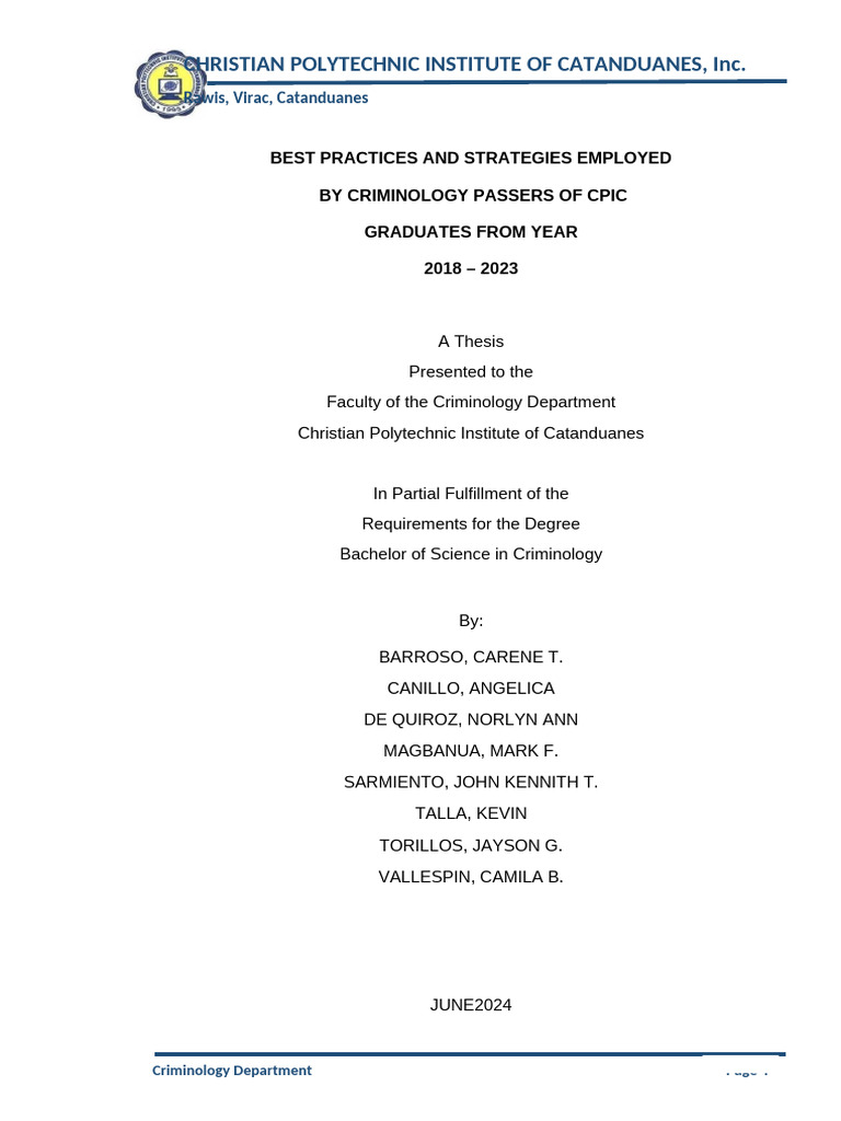 Group 4 Title Page | PDF | Gratitude | Thesis