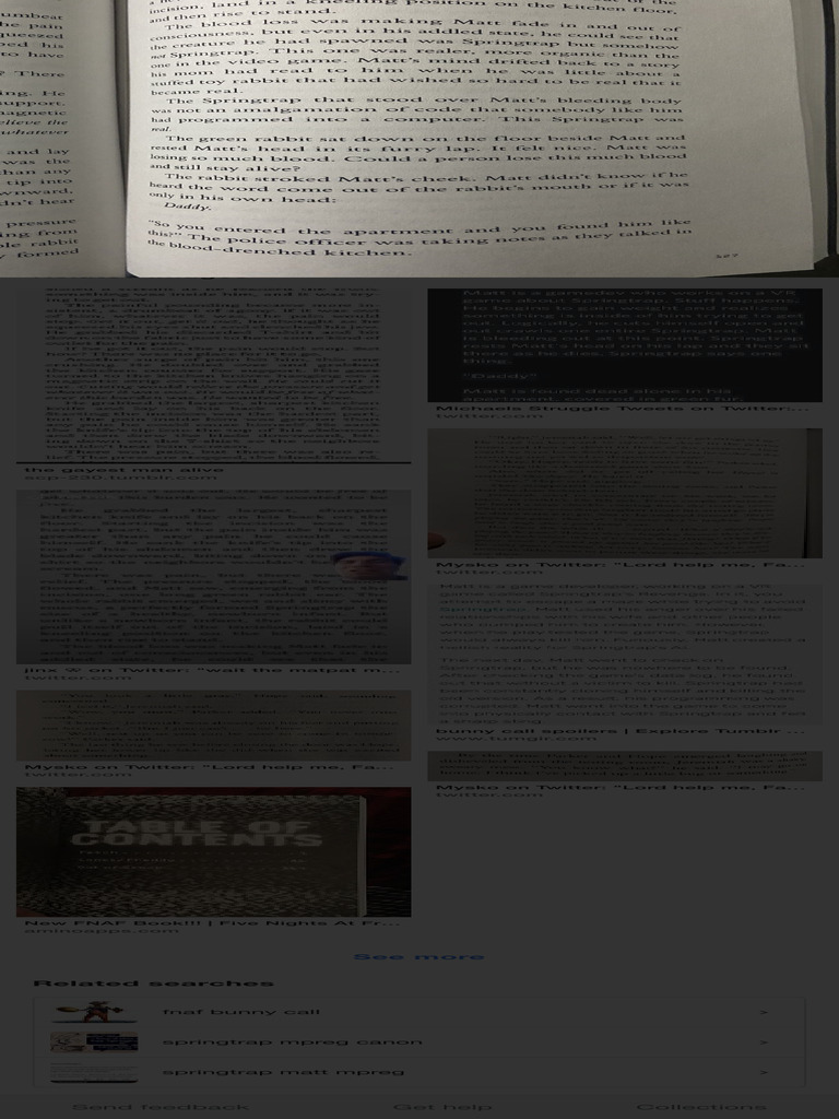 Fazbear Frights Mpreg - Google Search | PDF