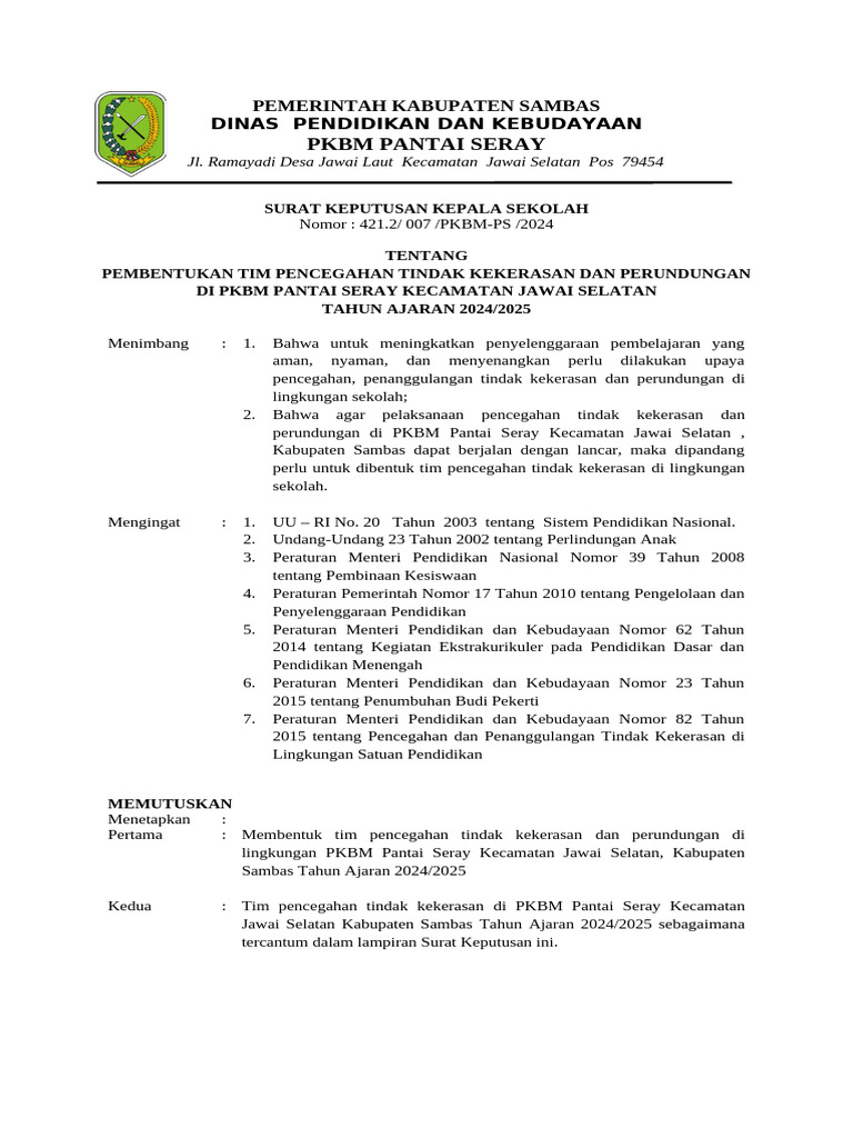 SK PPD PKBM Ps | PDF