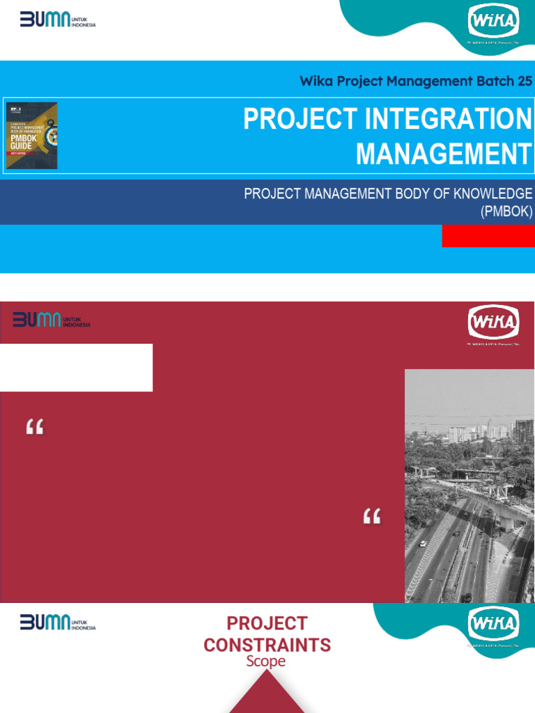 Project Integration Management | PDF