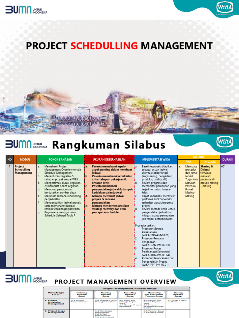 Project Schedulling Management Pdf