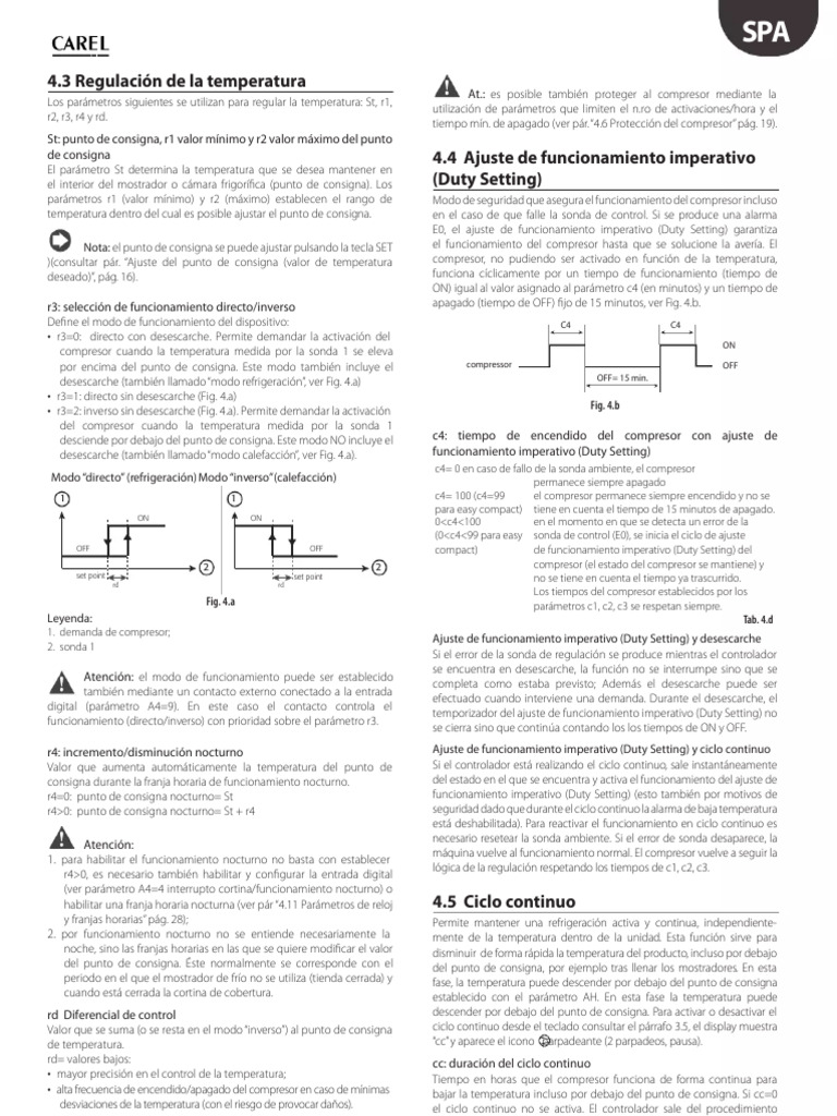 Manual Carel Easy (Español - 40 Páginas) | PDF