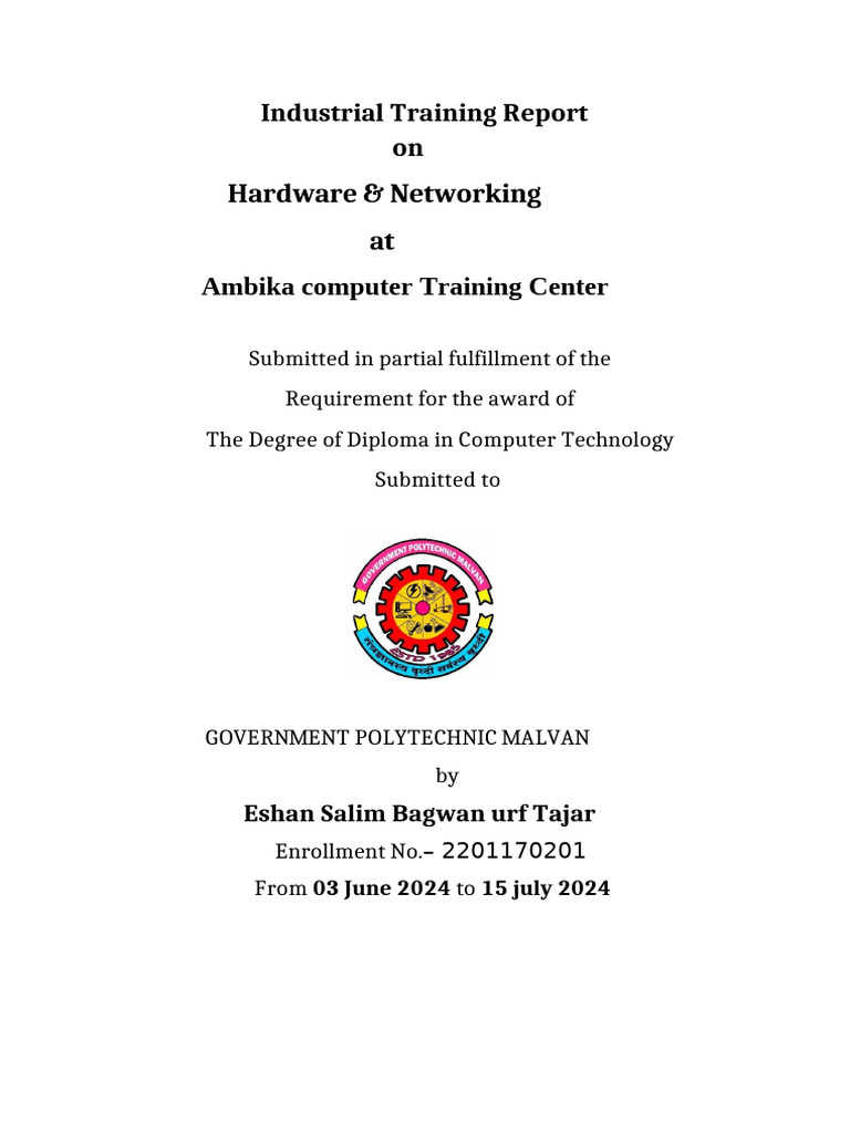 ITR Report | PDF
