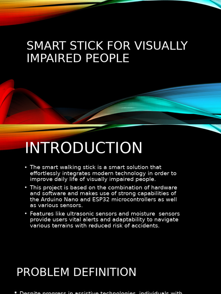 Smart Stick IOT Project | PDF