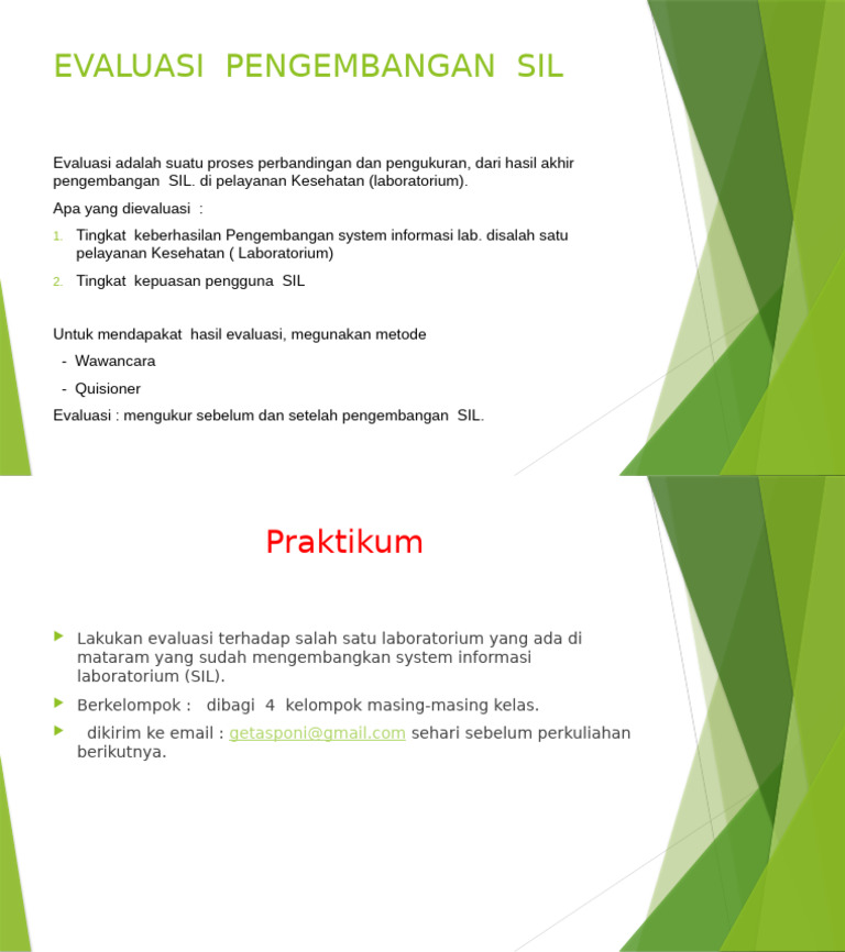 Evaluasi Pengembangan Sil 2023-2024 | PDF