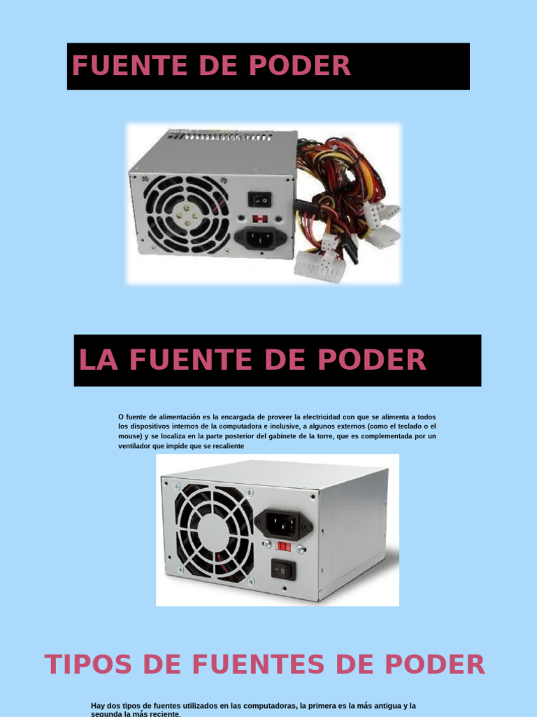 Fuente de Poder | PDF