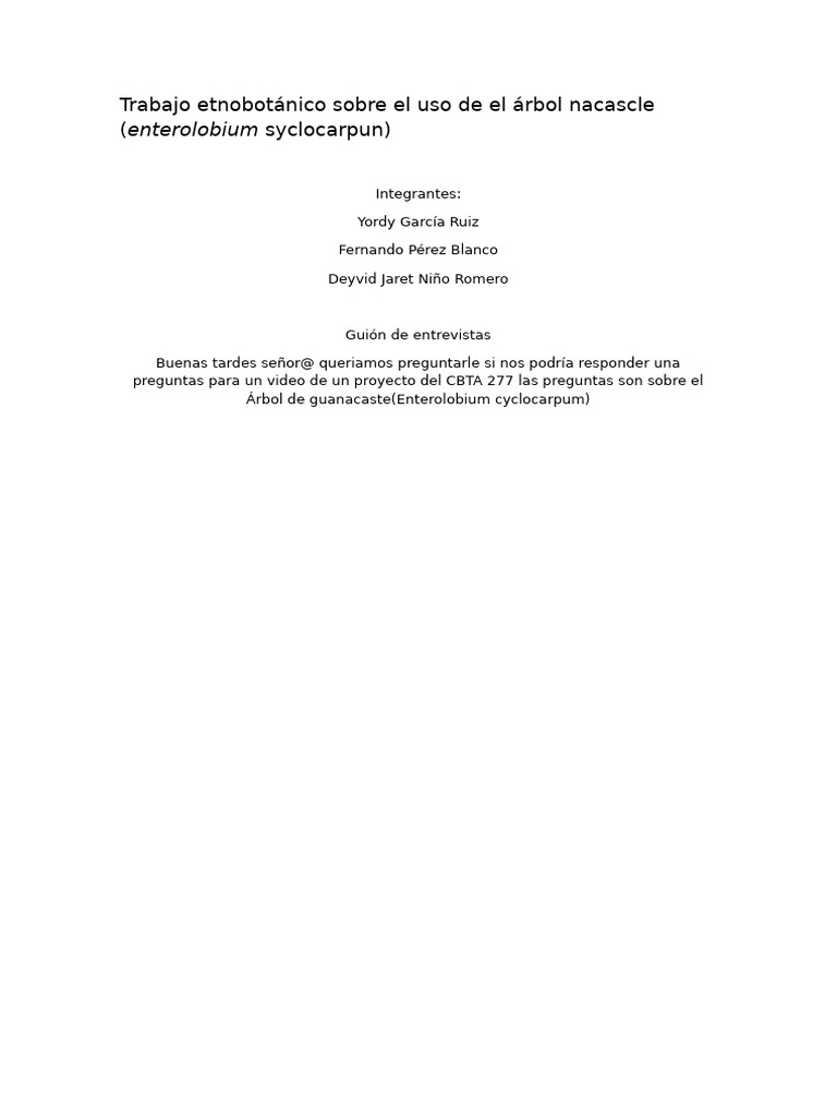 Documento (1) Arbol? | PDF