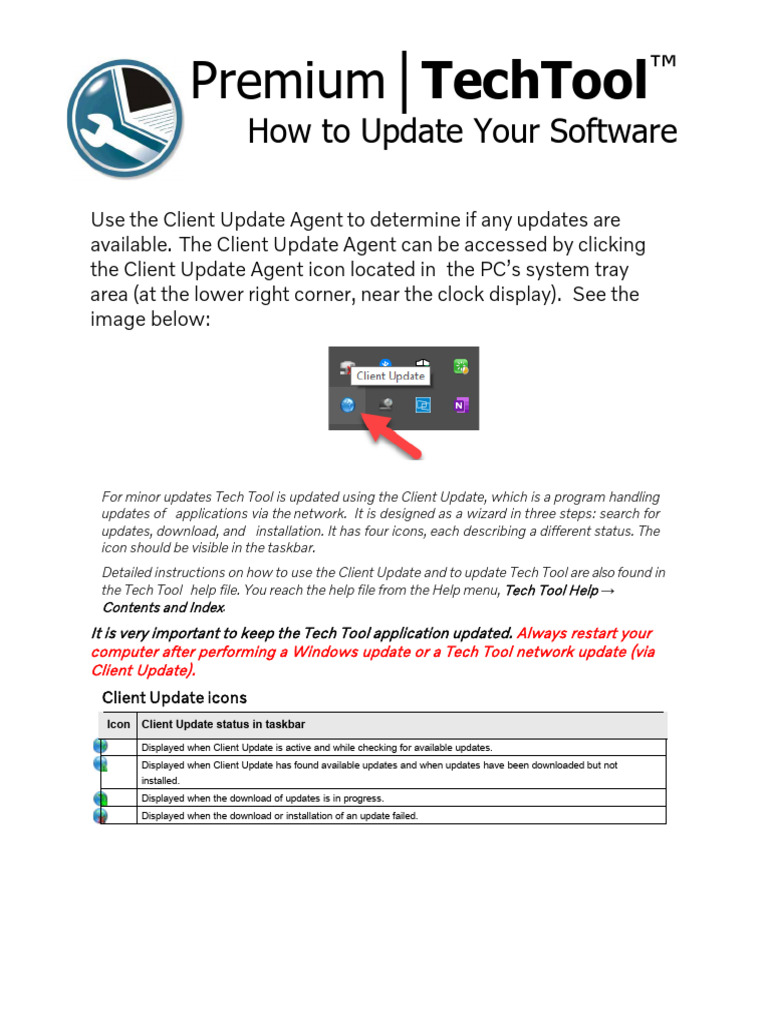 TT How To Update Your Software Client Update | PDF