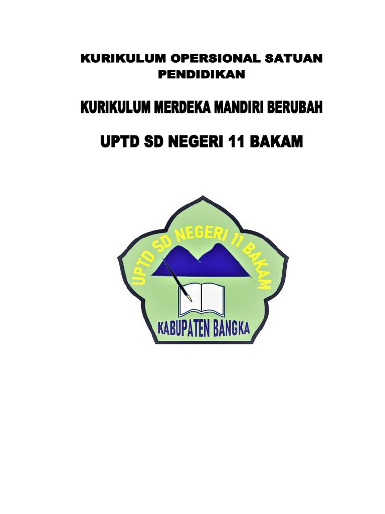 Kurikulum 2023 SDN 11 Bakam | PDF