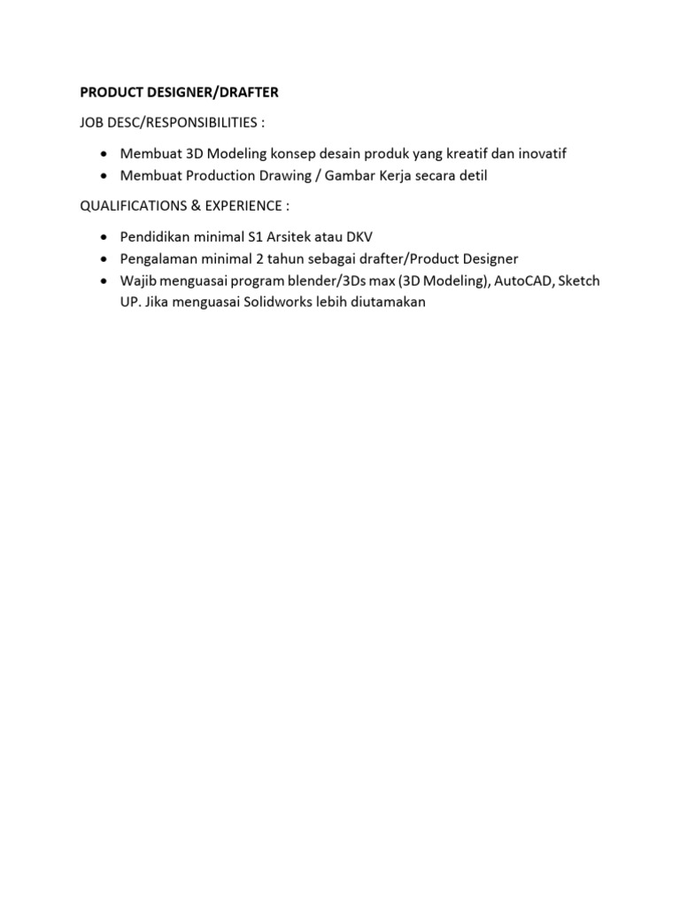 Qualification Drafter | PDF