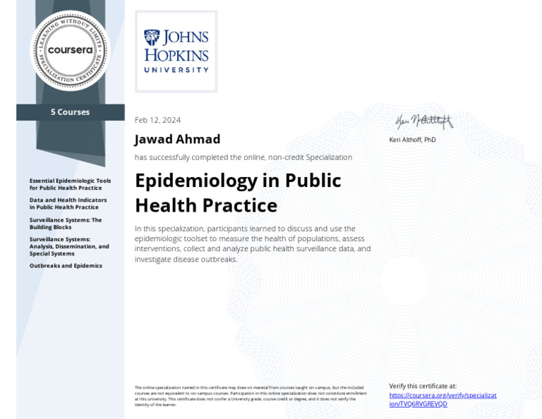 Specialization Course | PDF Specialization Course | PDF