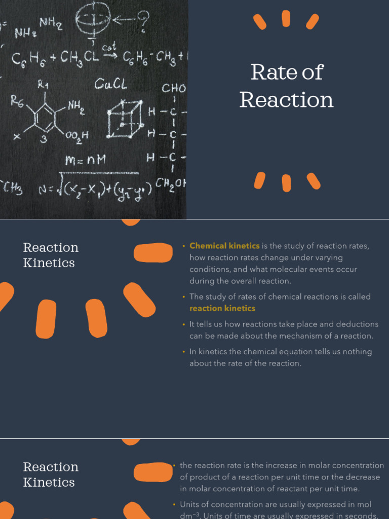 Rate of Reaction and Factors | PDF