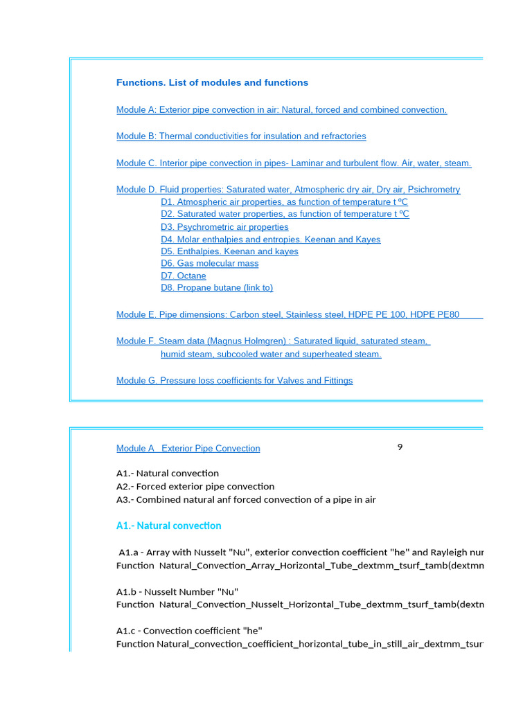 Functions. List of Modules and Functions For Excel VBA | PDF