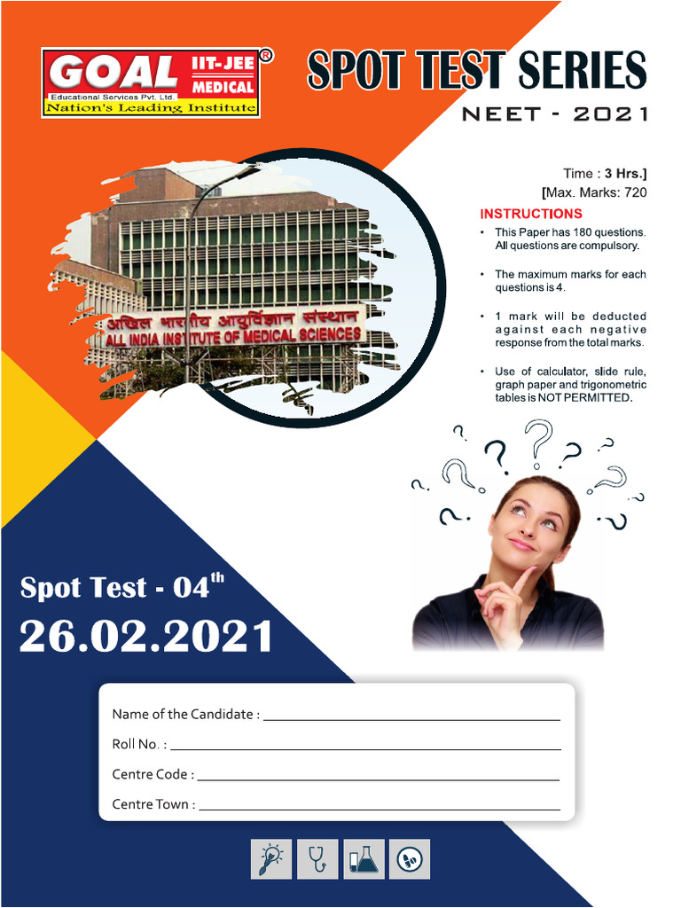 Spot Test - 4 - 26.02.21 Very Very Vai Imp | PDF