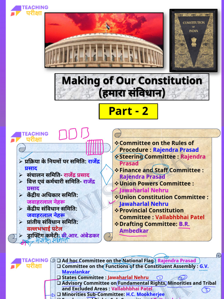 Making of Constitution Part | PDF