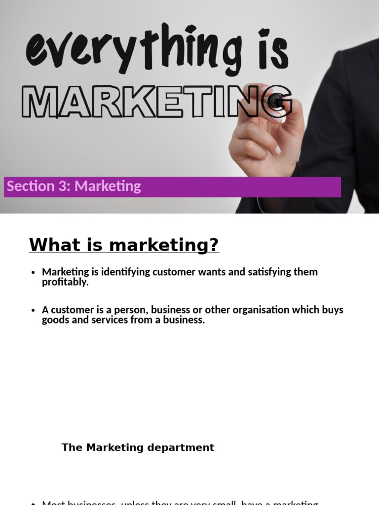 Chapter 10 Marketing | PDF