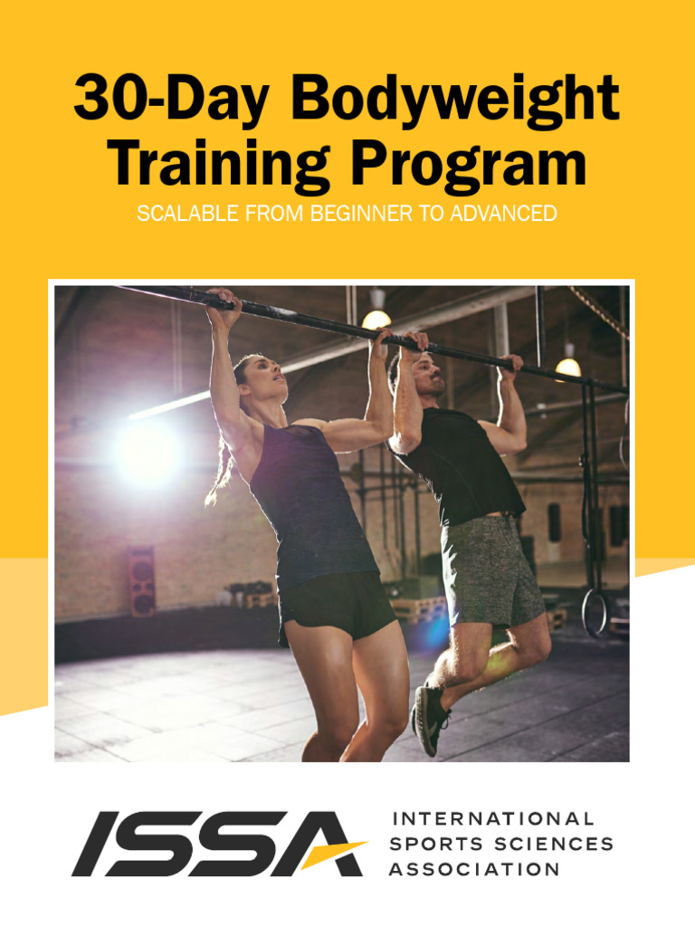 Issa Ebook Bodyweight Training Program | PDF