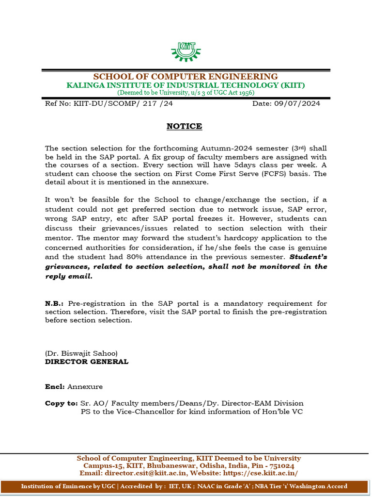 School of Computer Engineering: Kalinga Institute of Industrial ...