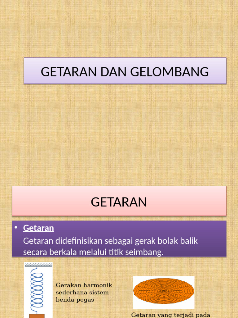 Getaran Dan Gelombang | PDF