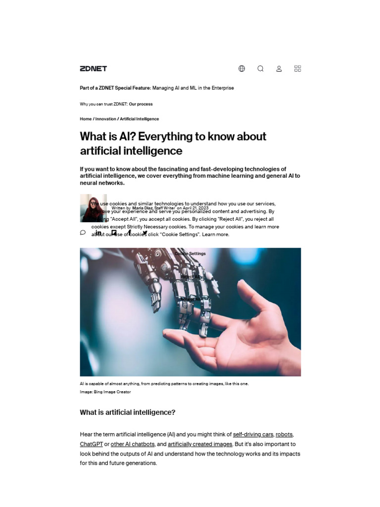 What Is AI Everything To Know About Artificial Intelligence | PDF