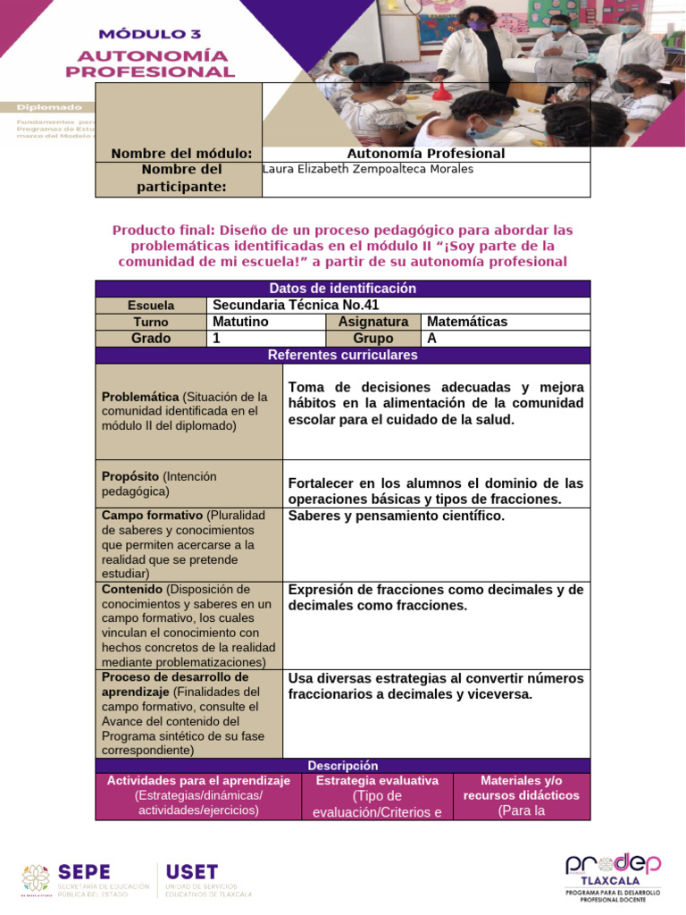 Mi Autonomia Profesional | PDF | Aprendizaje | Crecimiento personal y ...