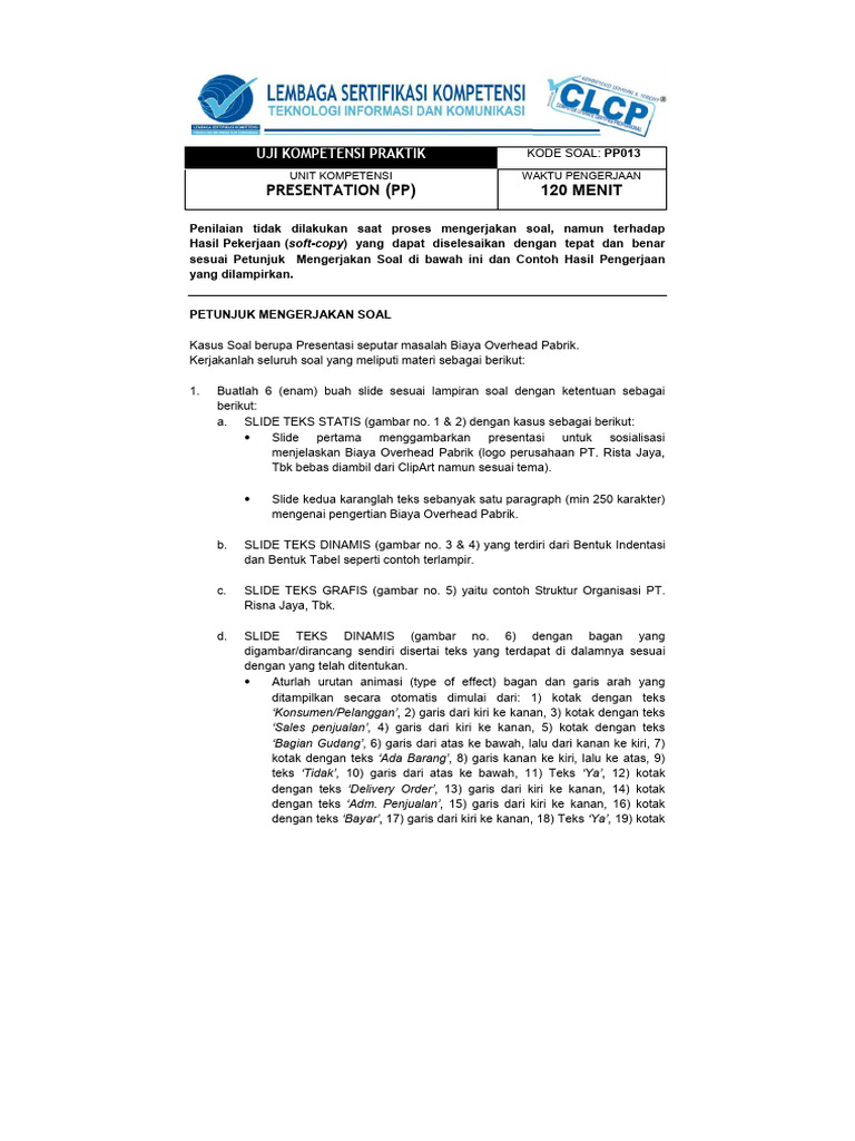 Soal Latihan Ujian PP Complete | PDF