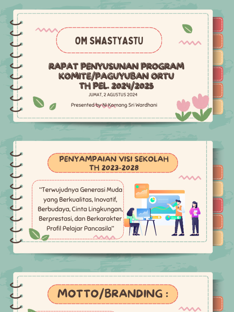 Materi Rapat Komitepaguyuban 2 Agst 2024 | PDF