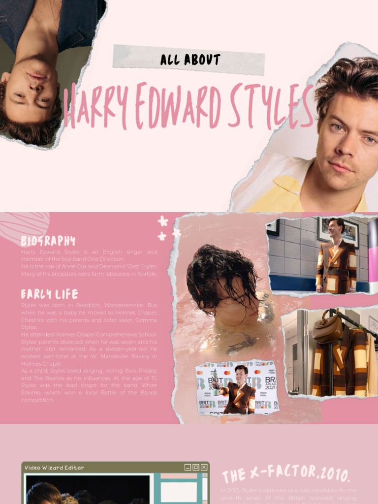 All About Harry Edward Styles PP | PDF