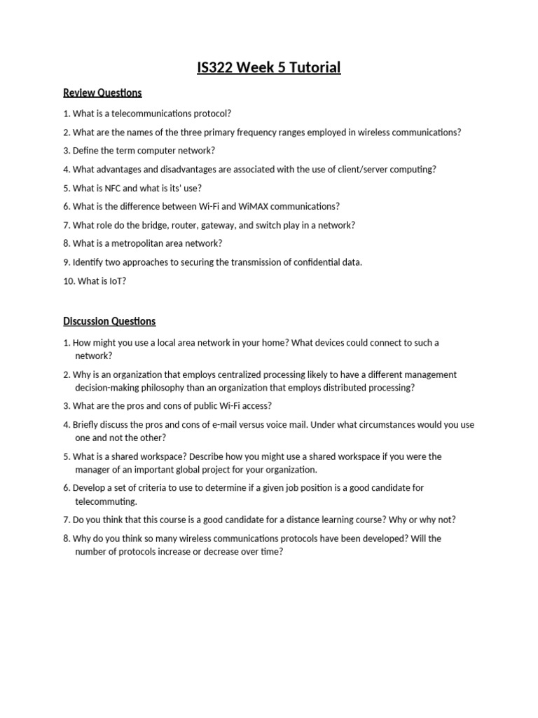 IS322 Week 5 Tutorial and Lab | PDF